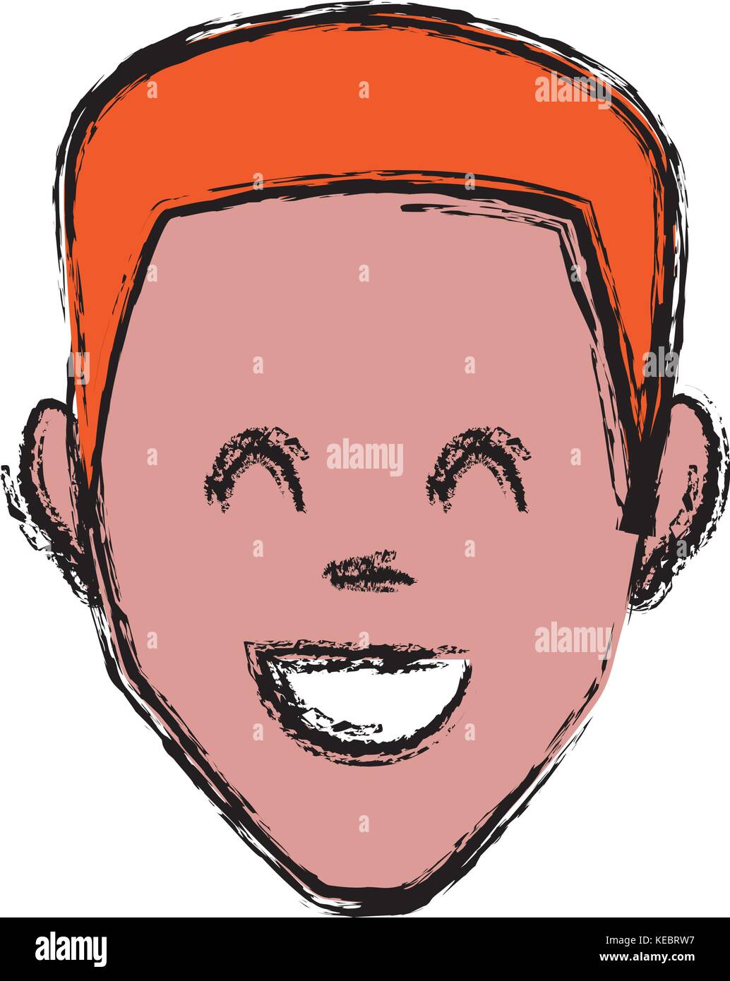 Man smiling face Stock Vector Image & Art - Alamy