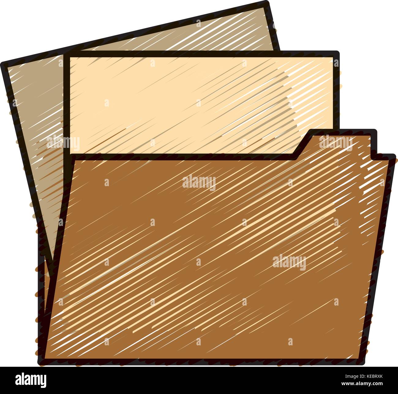 Folder document symbol Stock Vector Image & Art - Alamy