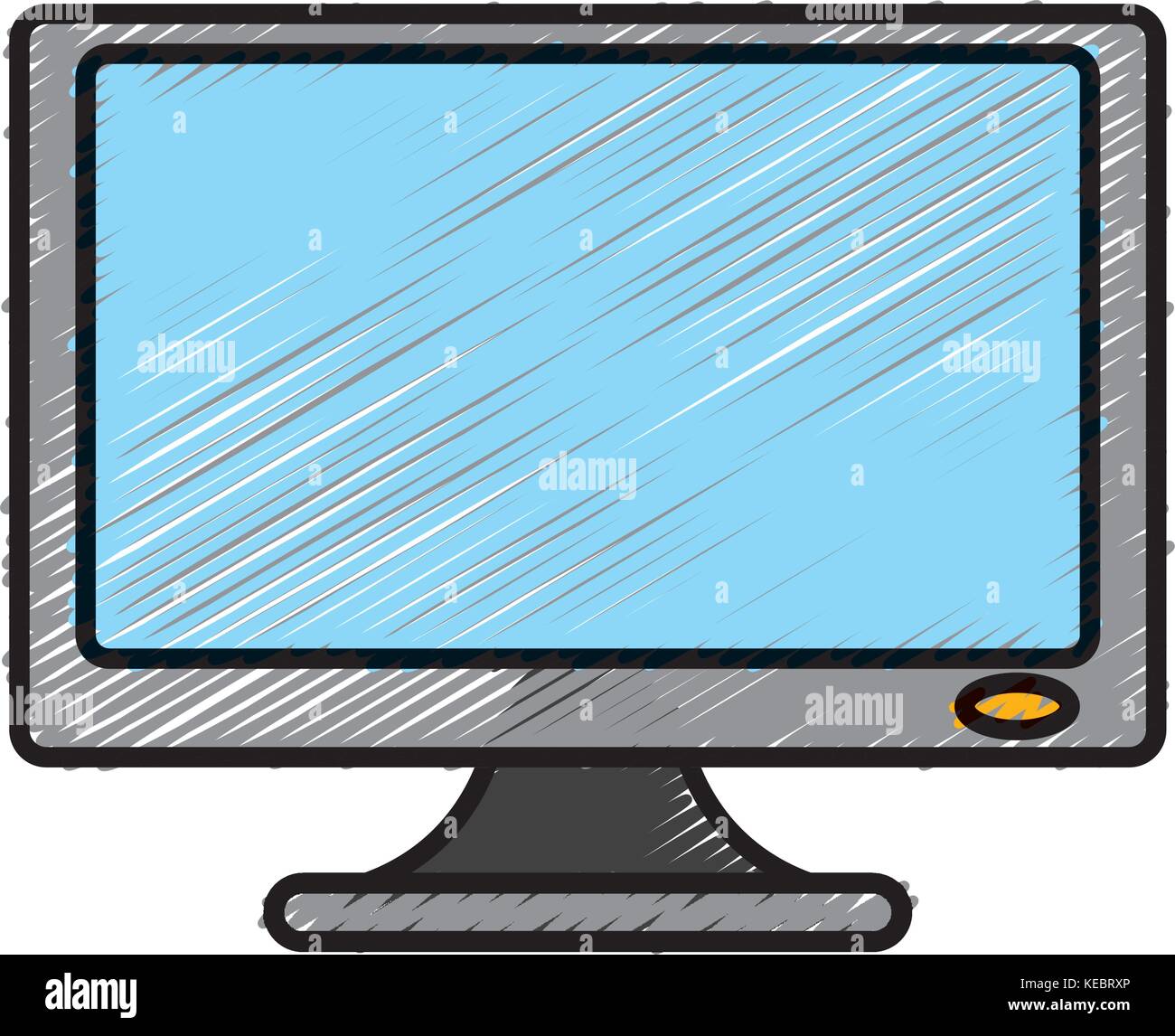 Computer screen monitor Stock Vector Image & Art - Alamy