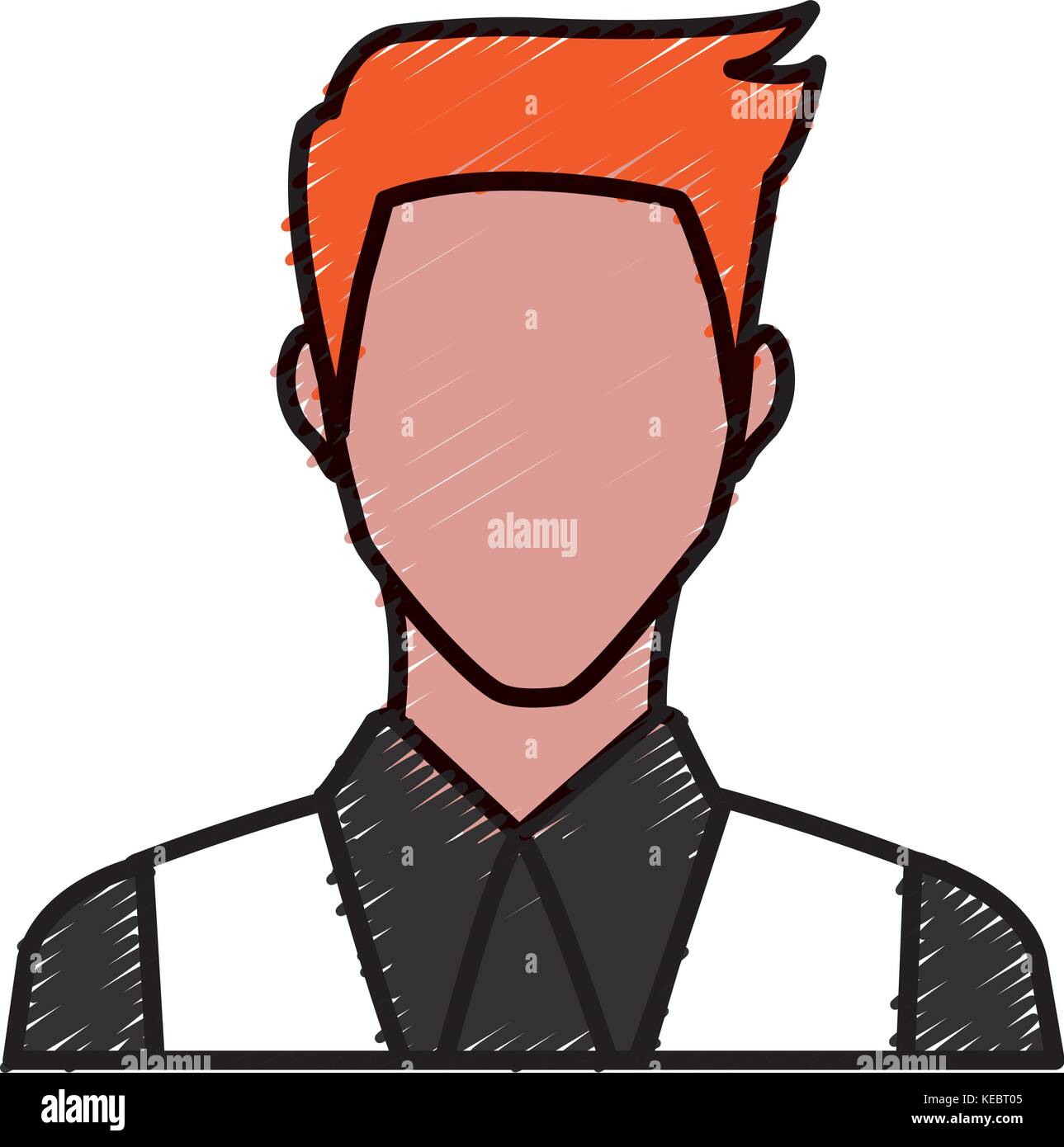Businessman profile symbol Stock Vector Image & Art - Alamy
