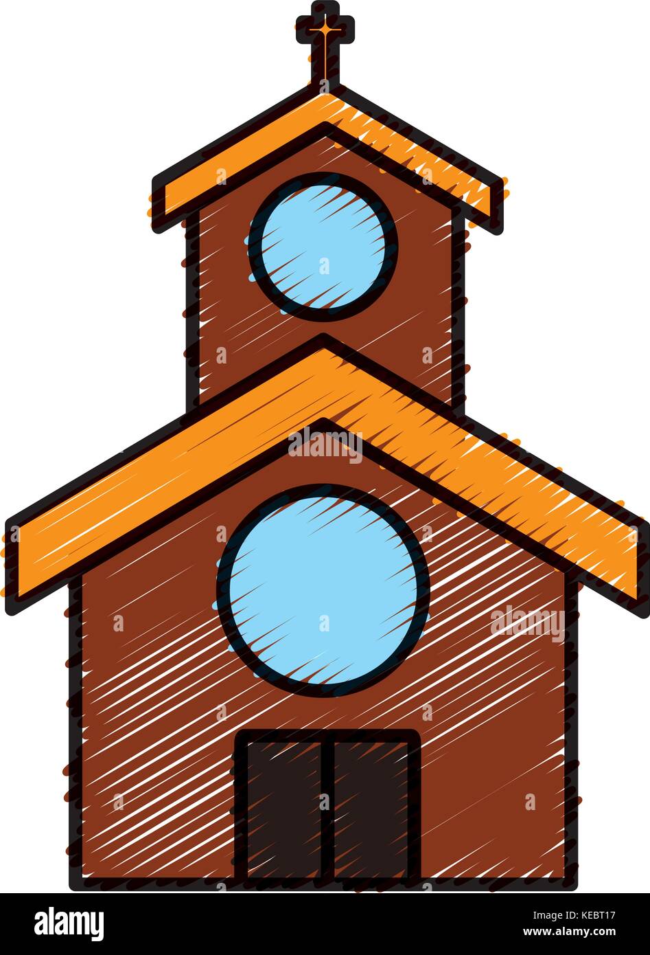 Church building symbol Stock Vector Image & Art - Alamy