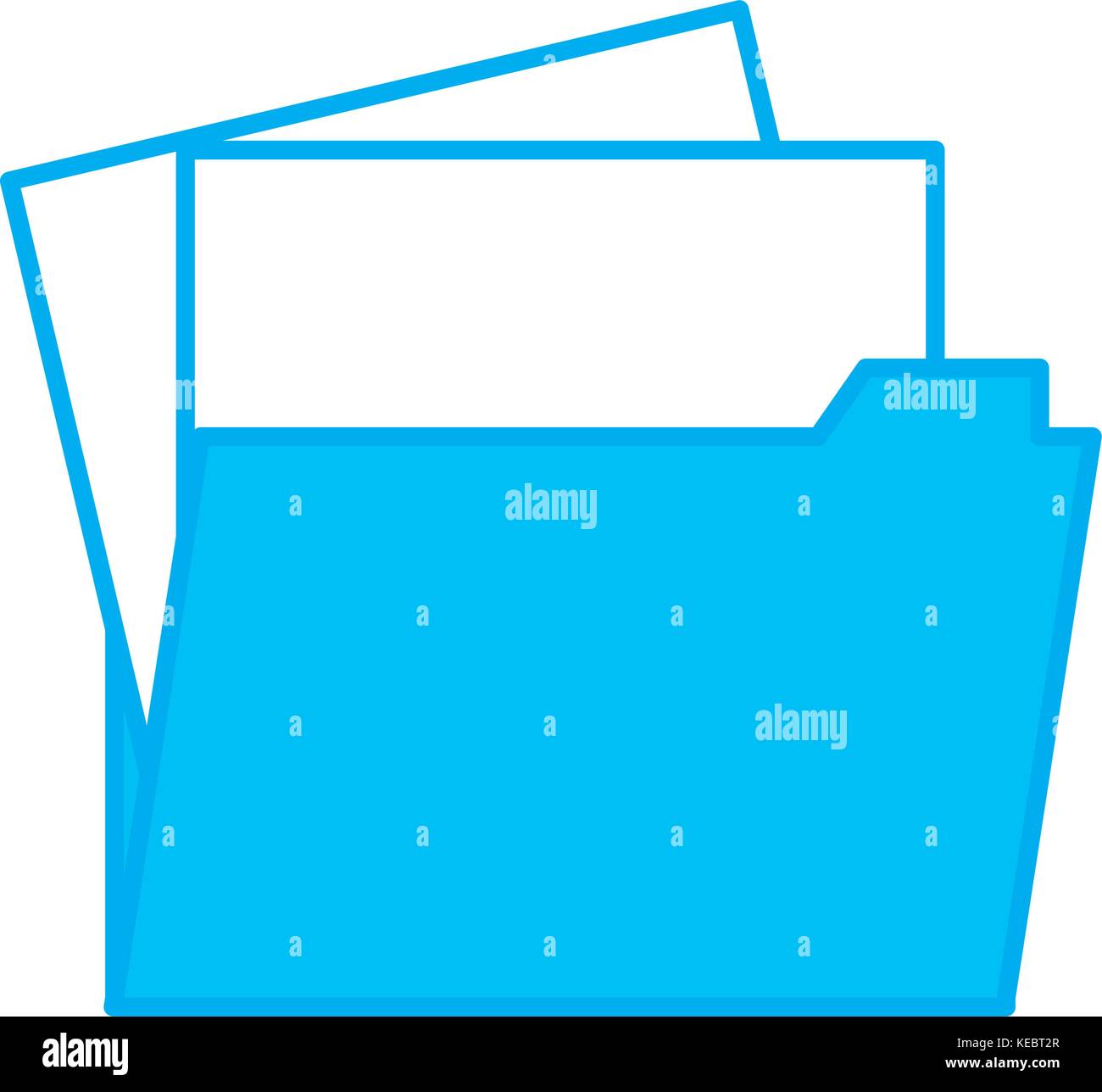 Folder document symbol Stock Vector Image & Art - Alamy