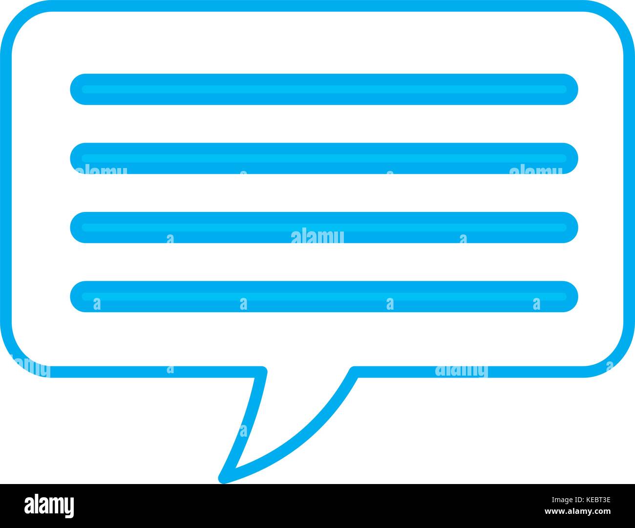 Chat bubble symbol Stock Vector Image & Art - Alamy