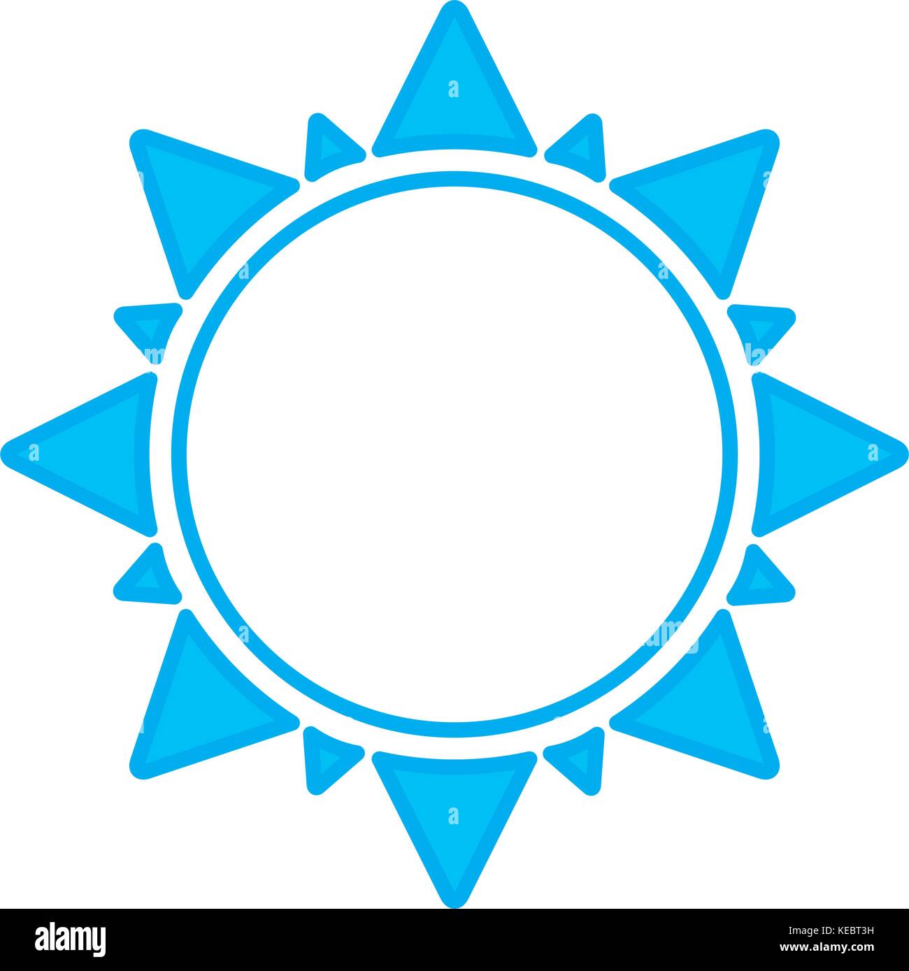 Sun isolated symbol Stock Vector Image & Art - Alamy