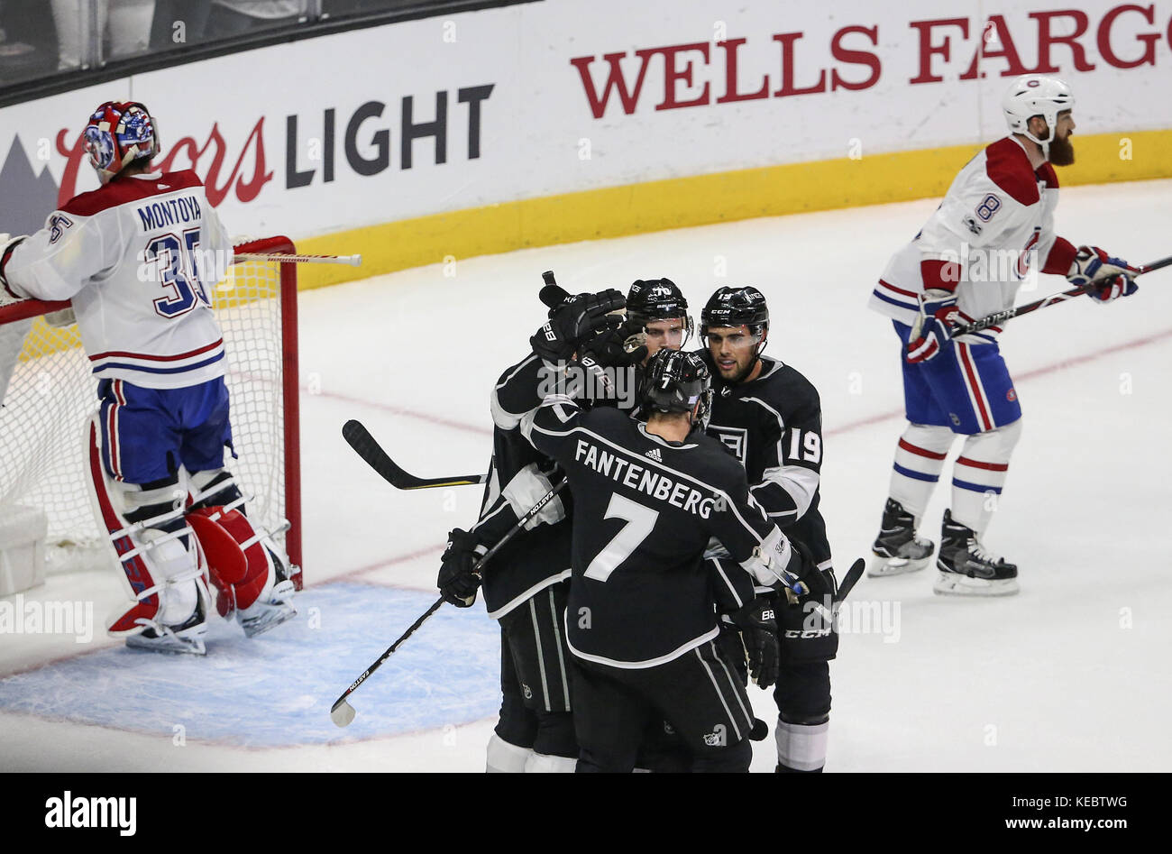 Los Angeles, California, USA. 18th Oct, 2017. Los Angeles Kings ...