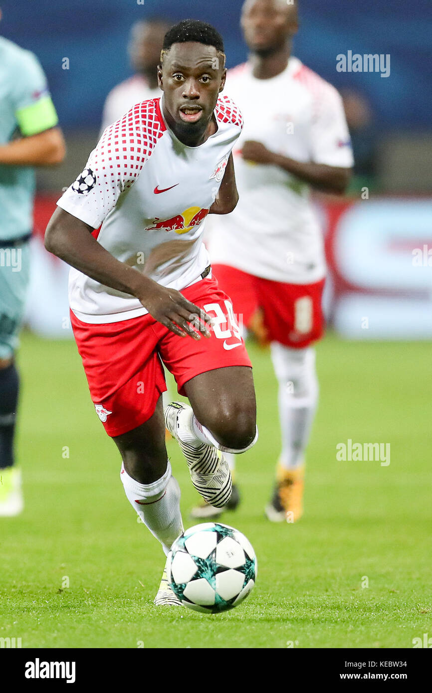 Leipzig, Germany. 17th Oct, 2017. Leipzig's Jean-Kevin Augustin during ...