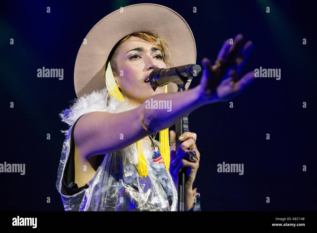 Milan, Italy. 18th Oct, 2017. The Italian singer-songwriter NINA ZILLI ...