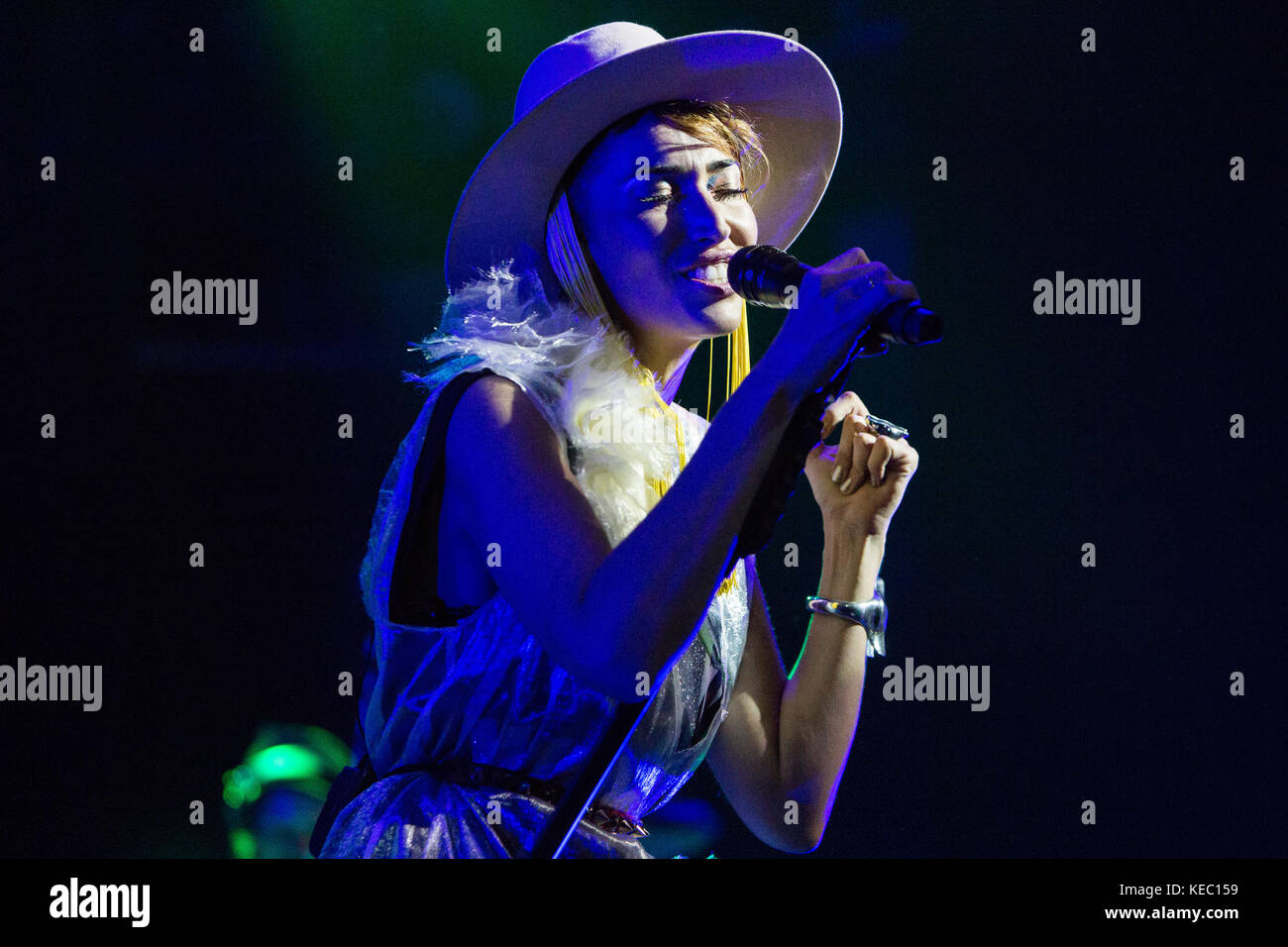 Milan, Italy. 18th Oct, 2017. The Italian singer-songwriter NINA ZILLI ...