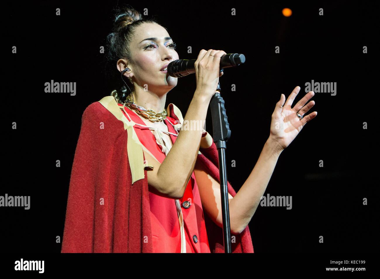 Milan, Italy. 18th Oct, 2017. The Italian singer-songwriter NINA ZILLI ...