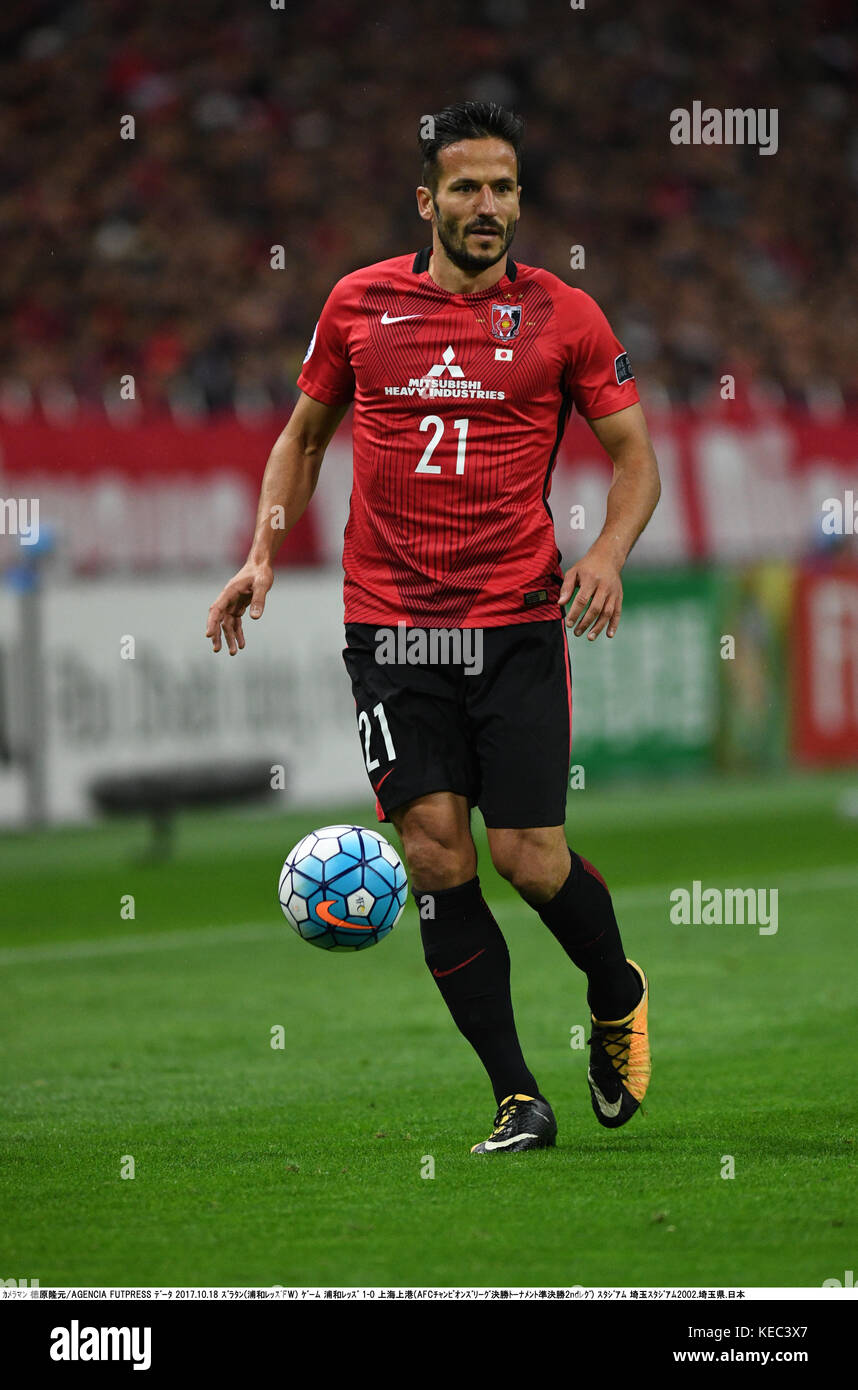 Saitama, Japan. 18th Oct, 2017. Zlatan Ljubijankic (Reds) Football ...