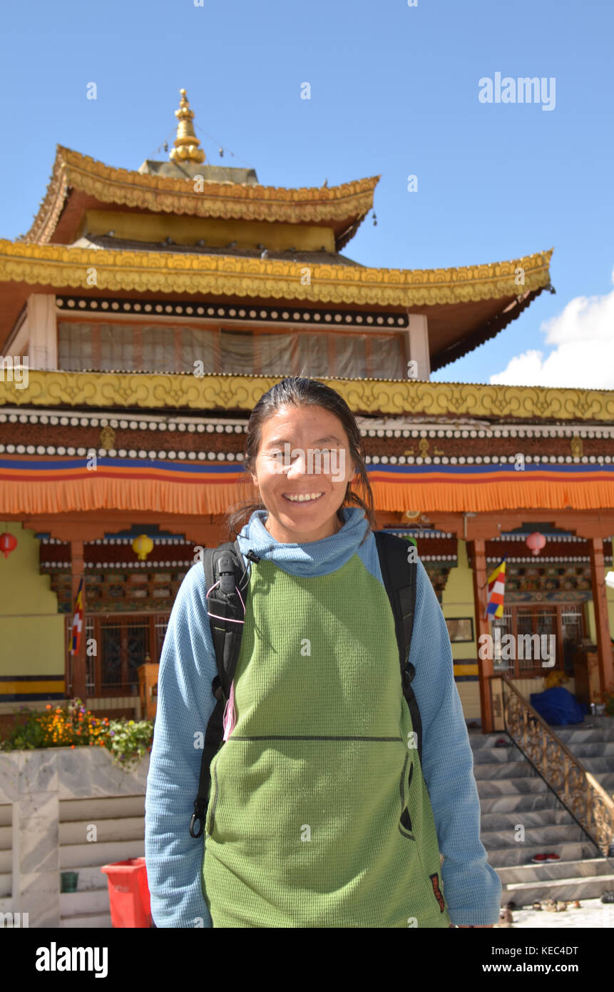 Leh, India. 28th Sep, 2017. Thinlas Chorol, founder of "Ladakhi Women·s ...