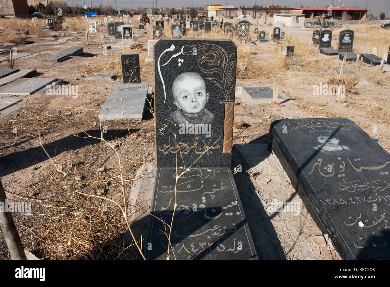 Tabriz, Tabriz, Iran. 26th Dec, 2010. Several tomb of children are seen ...