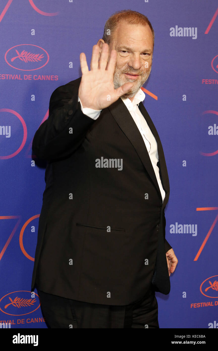 Cannes, France. 23rd May, 2017. Harvey Weinstein at the 70th ...