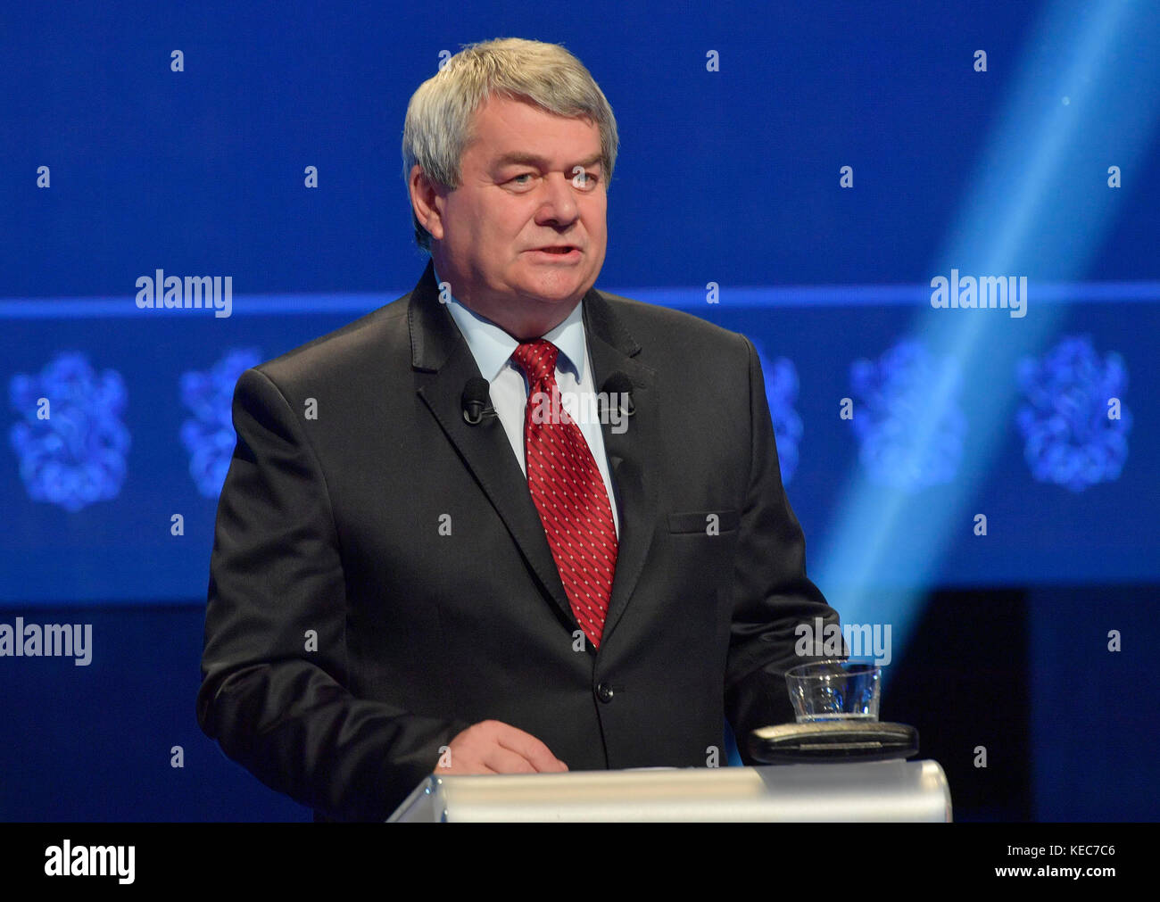 Prague, Czech Republic. 19th Oct, 2017. Vojtech Filip (Communist Party ...