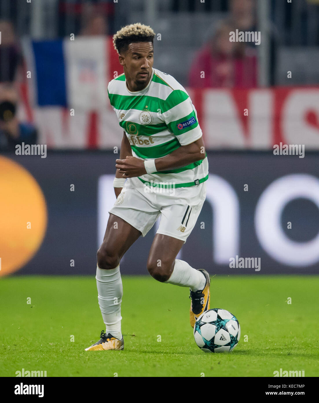 Munich, Germany. 18th Oct, 2017. Glasgow's Scott Sinclair in action ...
