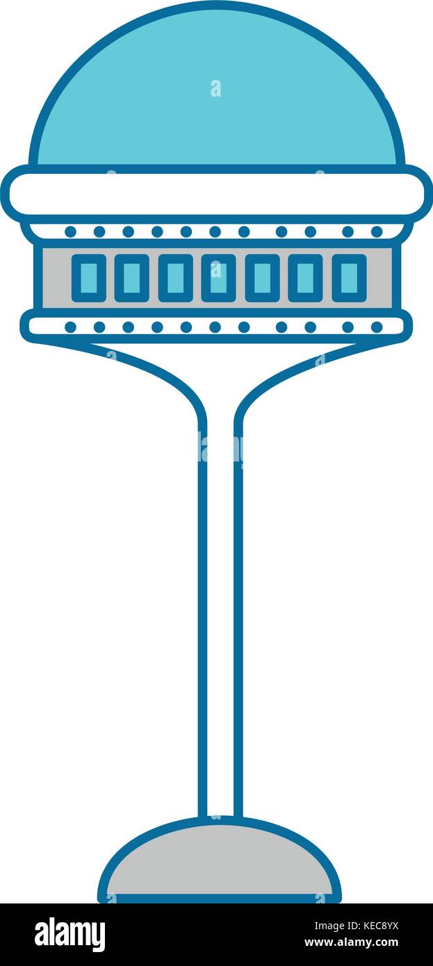 futuristic building isolated icon vector illustration design Stock ...