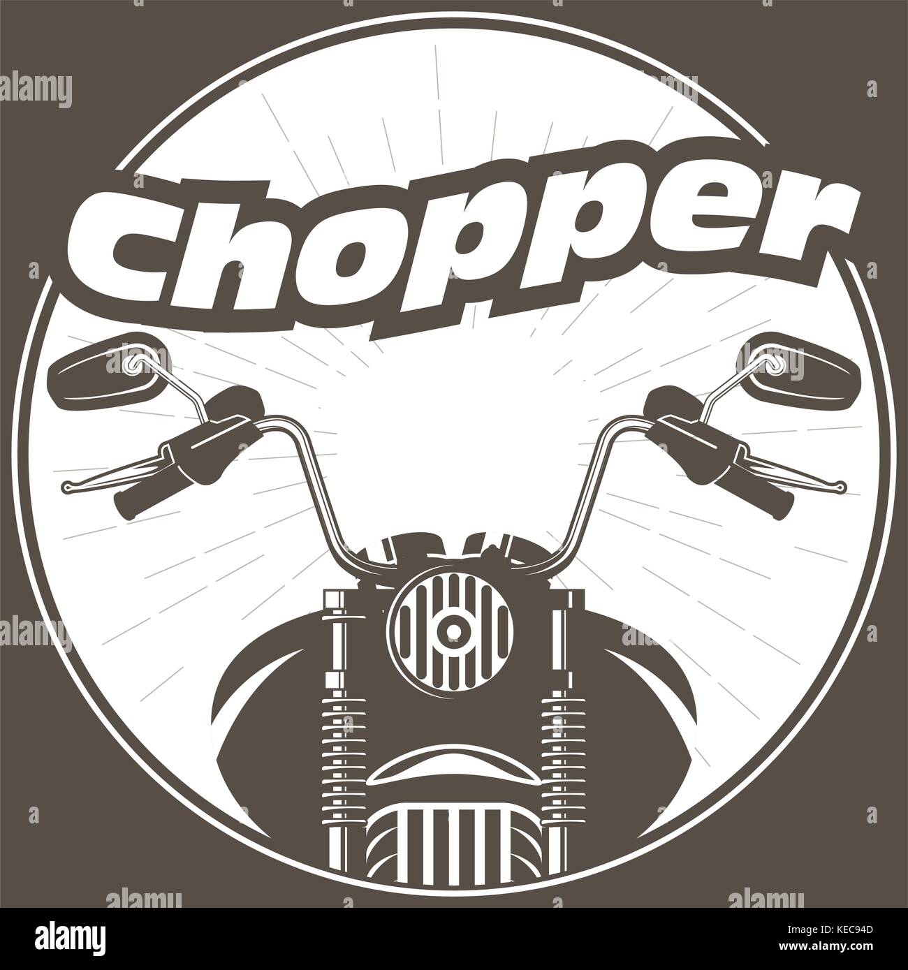 Handlebar headlight Stock Vector Images - Alamy