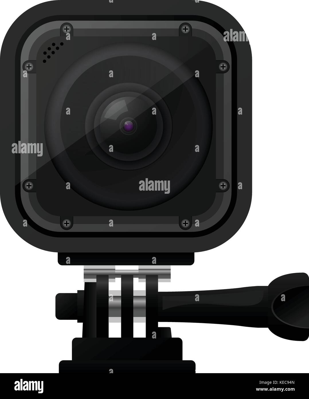 Modern compact action camera - extreme sport cam icon Stock Vector ...