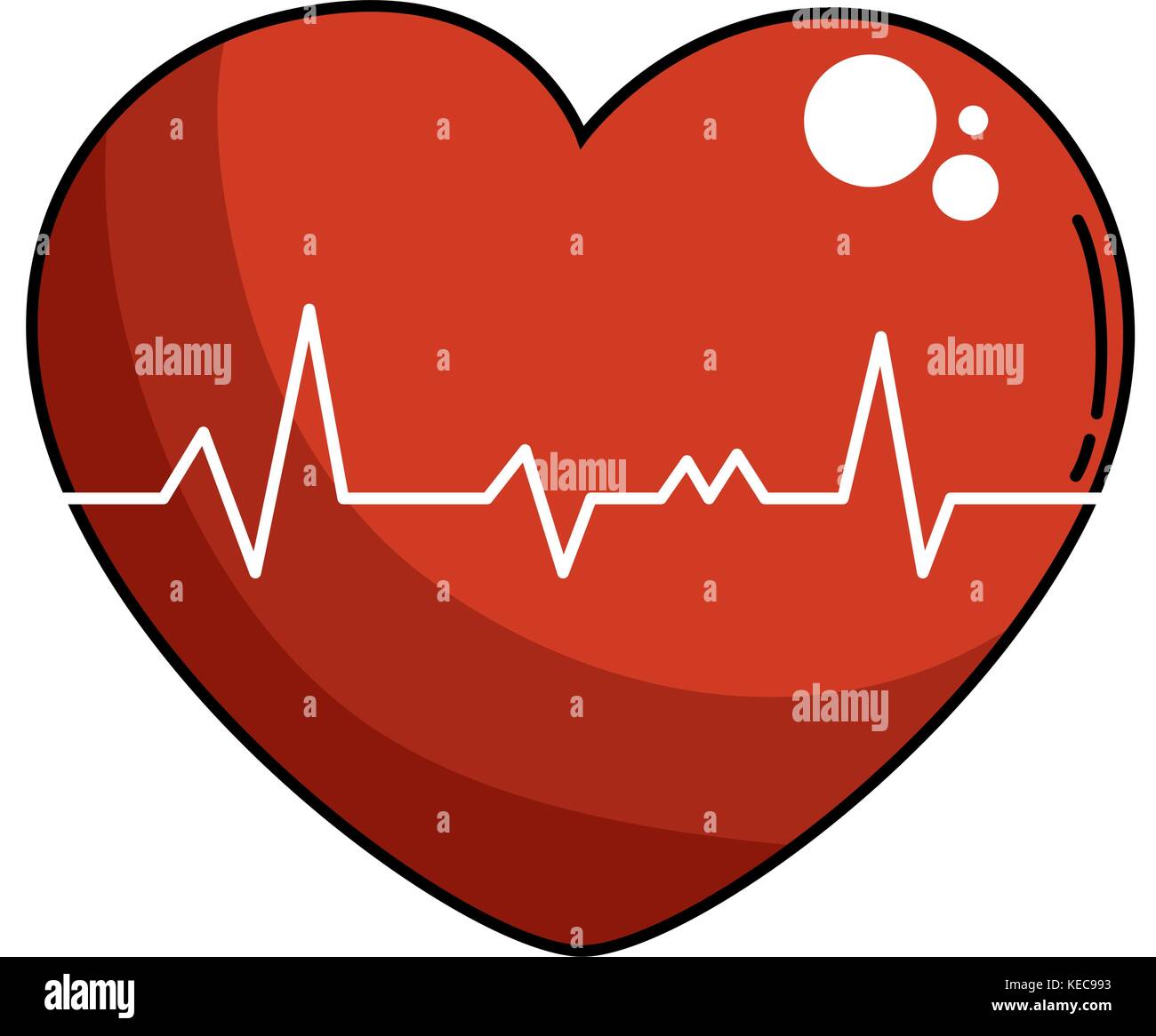 heart cardio isolated icon vector illustration design Stock Vector ...