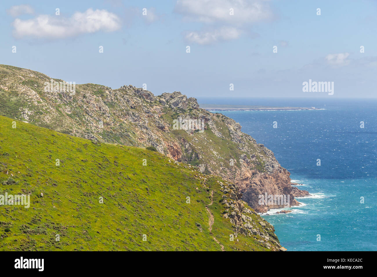 Trail in Cabo da Roca, Sintra, Portugal Stock Photo - Alamy