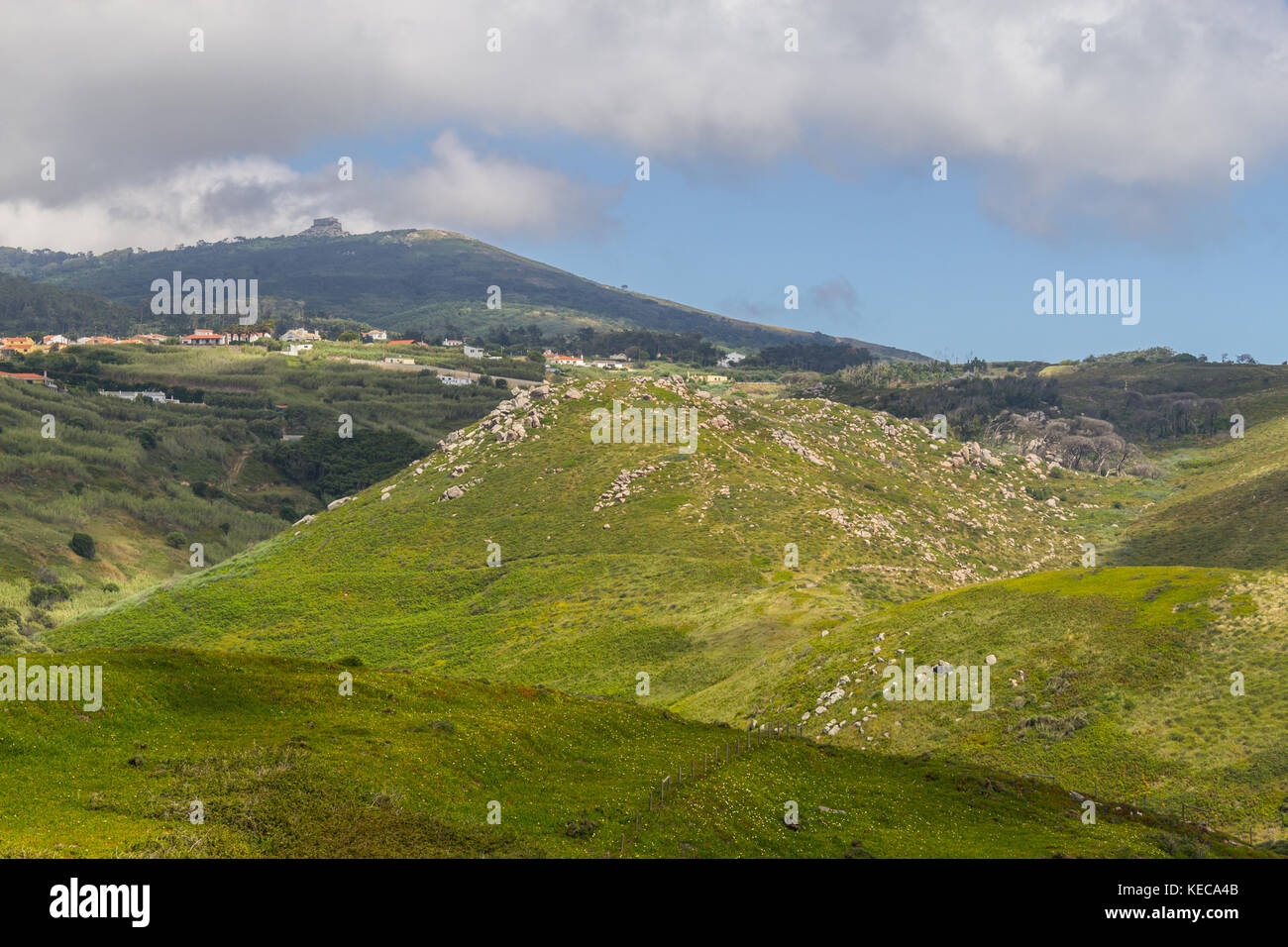 Trail in Cabo da Roca, Sintra, Portugal Stock Photo - Alamy