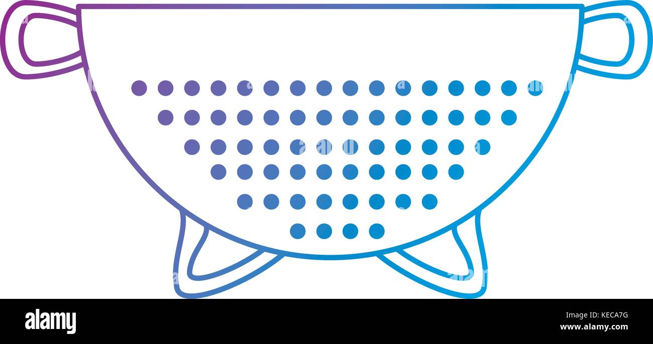 metallic strainer isolated icon vector illustration design Stock Vector ...