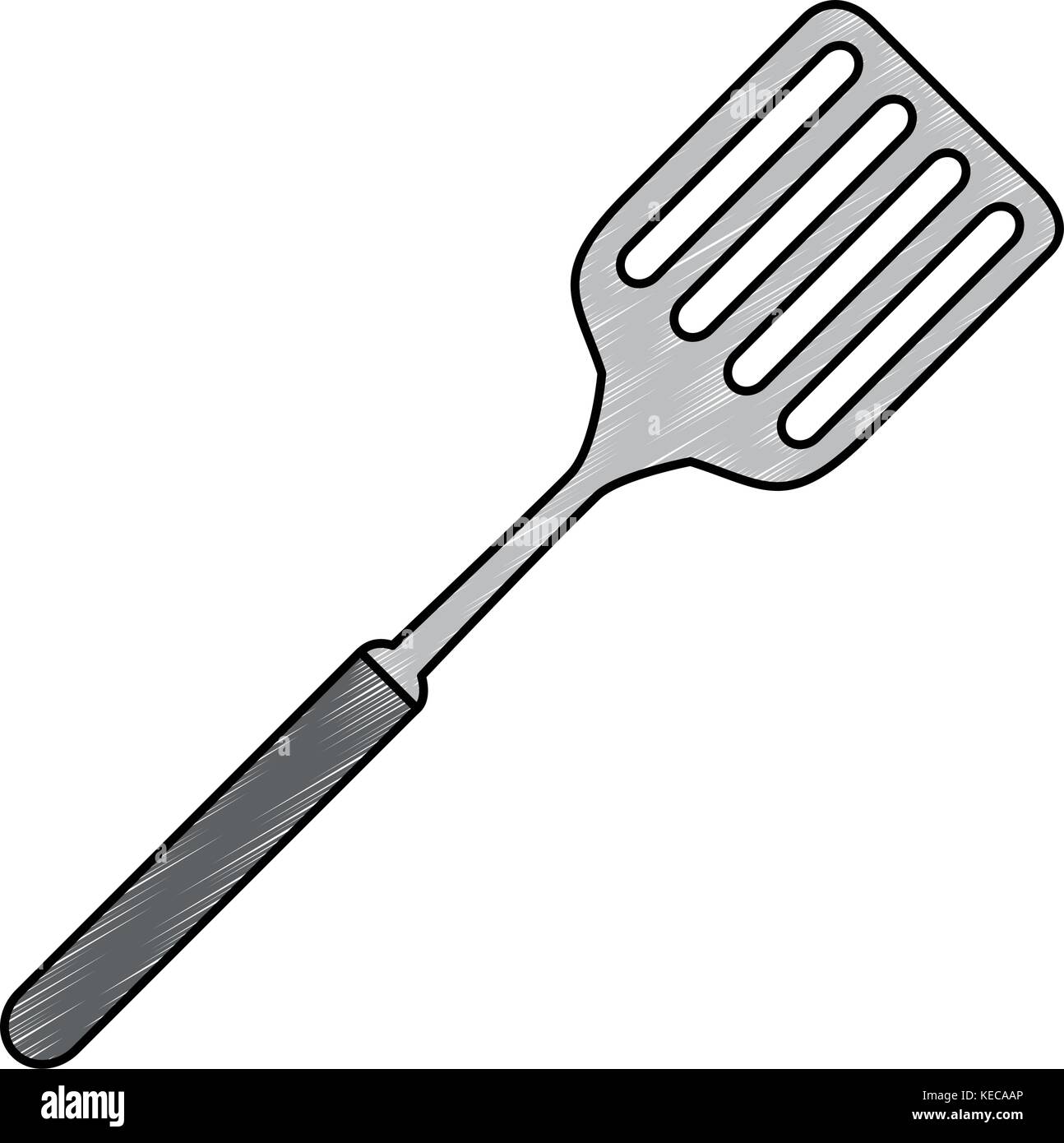 spatula kitchen cutlery icon vector illustration design Stock Vector ...