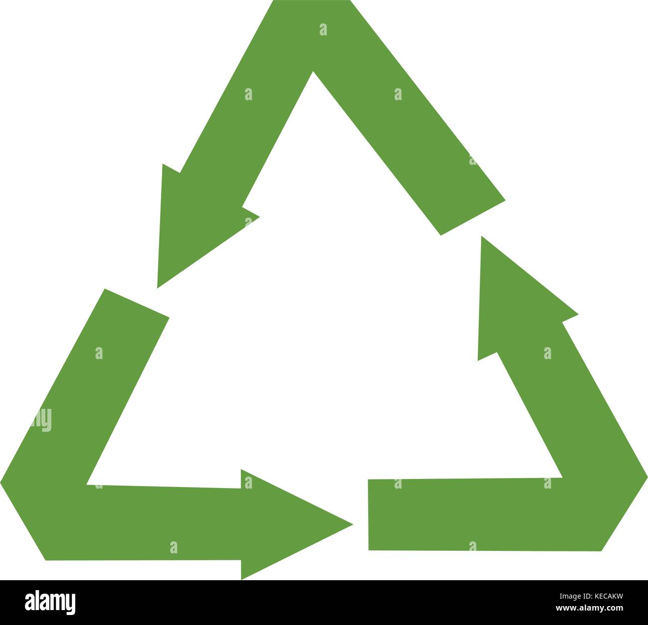 recycle arrows symbol icon Stock Vector Image & Art - Alamy
