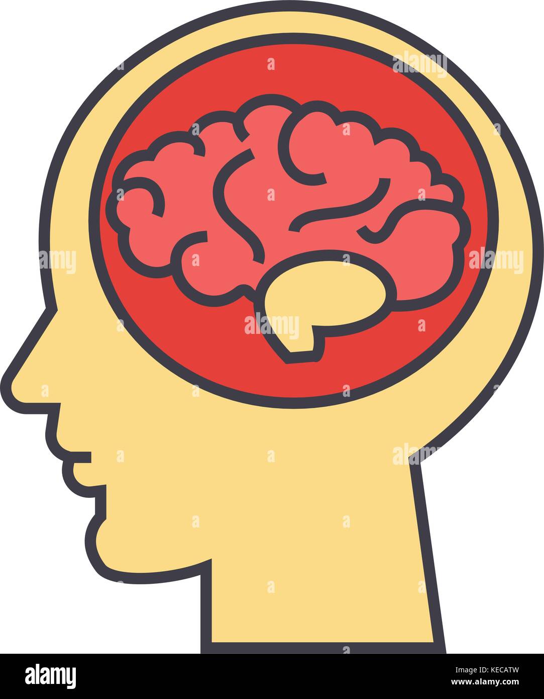 Brain head, brainstorm, mind, idea generation concept Stock Vector ... Brain head, brainstorm, mind, idea generation concept Stock Vector ...