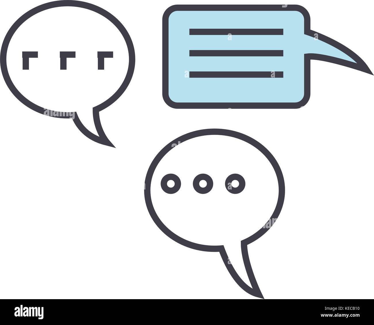Talking talks talk Stock Vector Images - Alamy