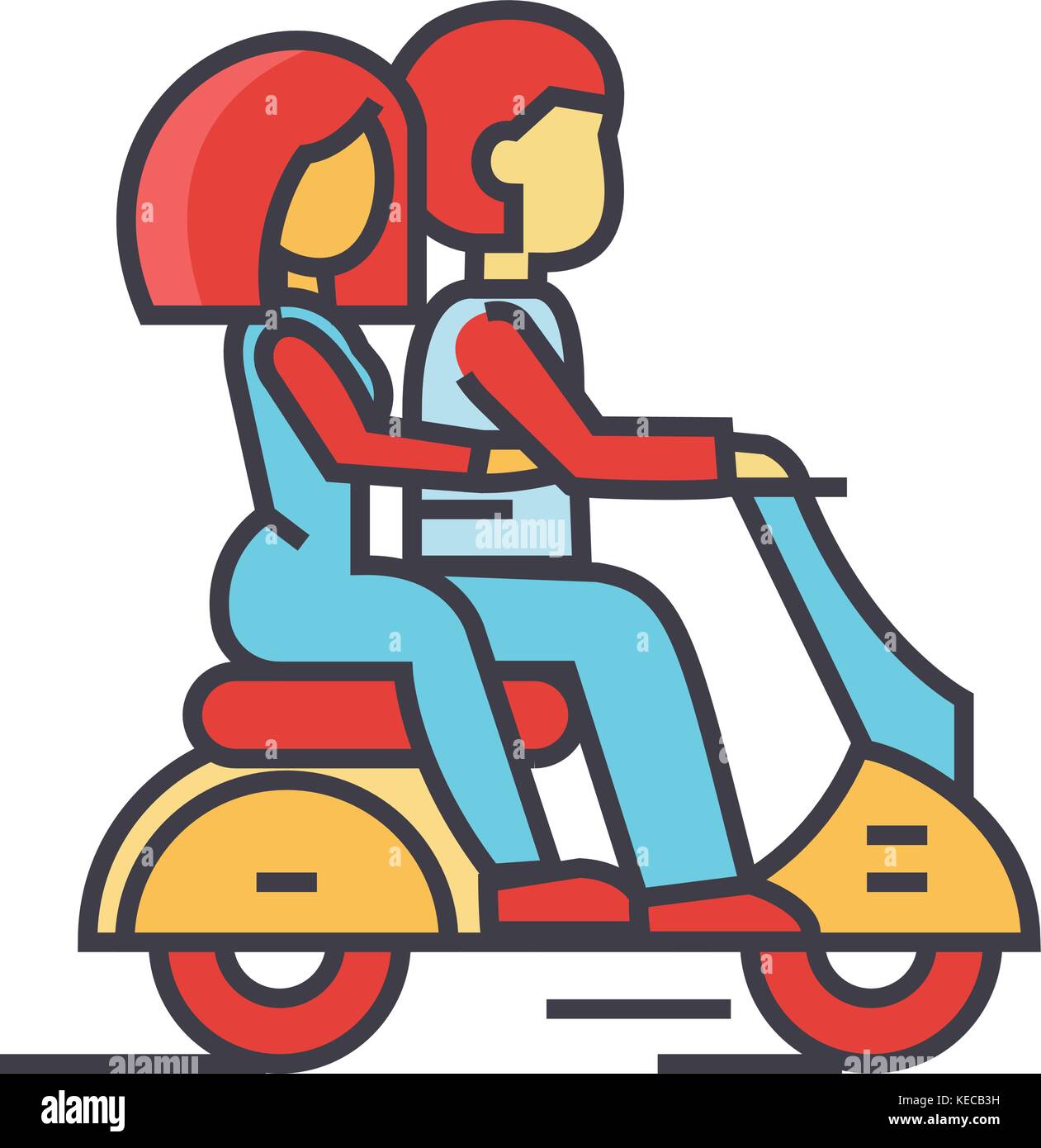 Vector Cartoon Motorcycle Stock Photos & Vector Cartoon Motorcycle ...