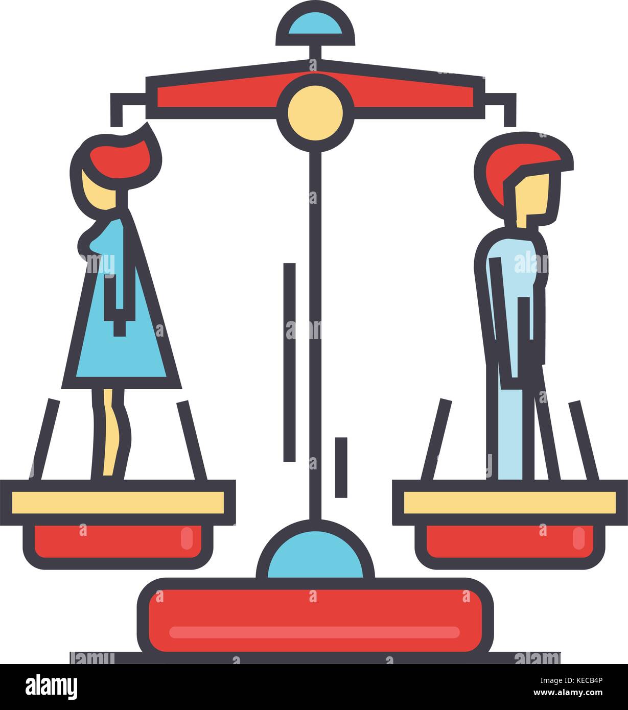 Divorce Man And Woman Concept Stock Vector Image And Art Alamy