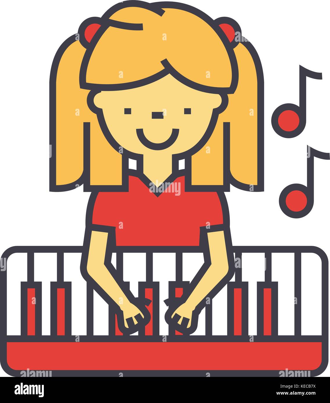 Cartoon Piano High Resolution Stock Photography and Images - Alamy