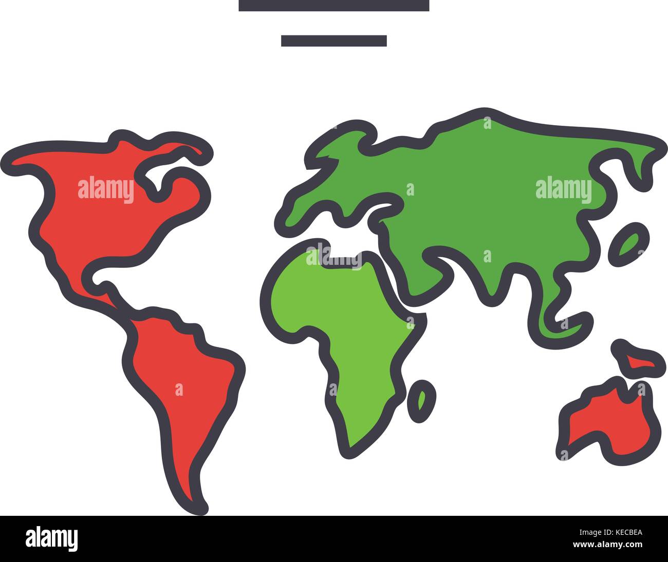 World map, continents, globe concept Stock Vector Image & Art - Alamy