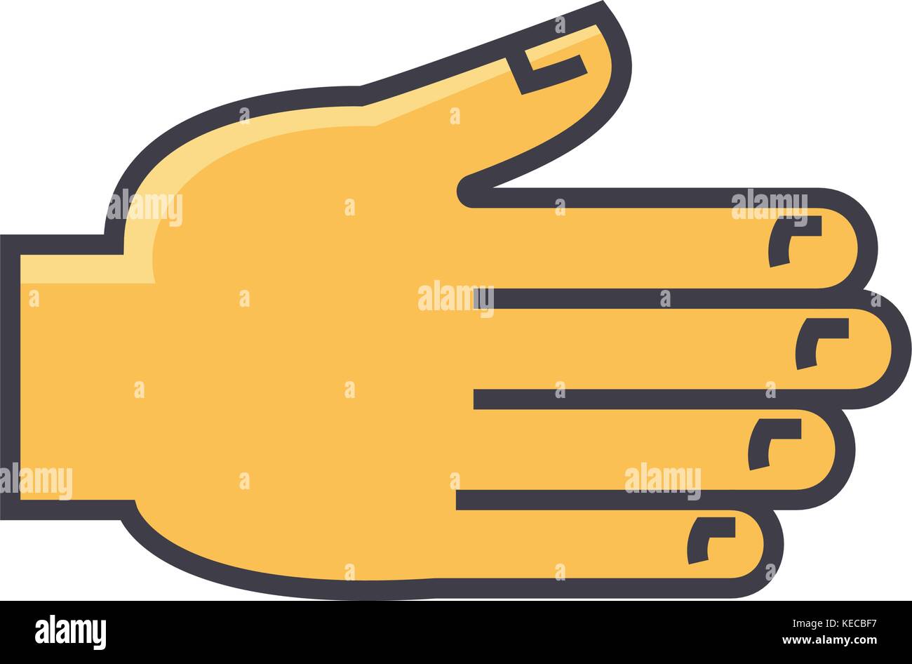 Man hand grabbing down Stock Vector Images - Alamy