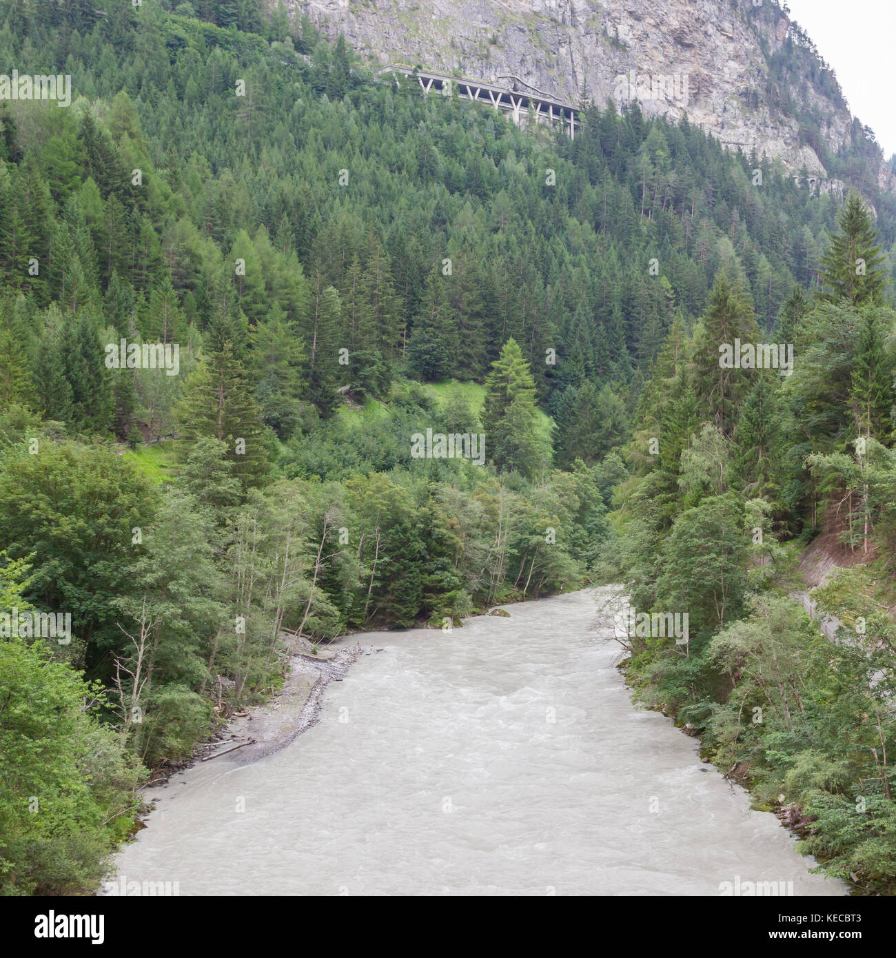 Alpine pathway in southern Austria - Nauders, Tirol Stock Photo - Alamy
