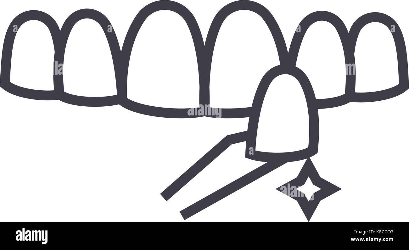 False teeth illustration hi-res stock photography and images - Alamy