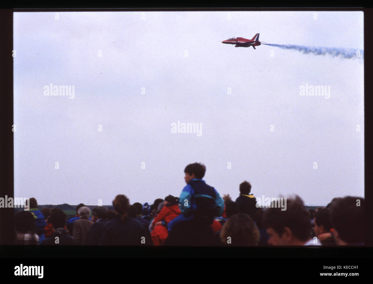 Red Arrows during an airshow in Northern Ireland. The Red Arrows ...
