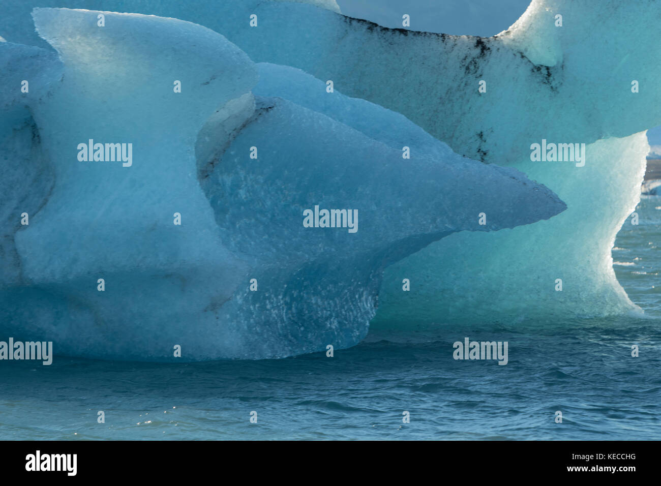 Ice patterns on Iceberg Stock Photo - Alamy