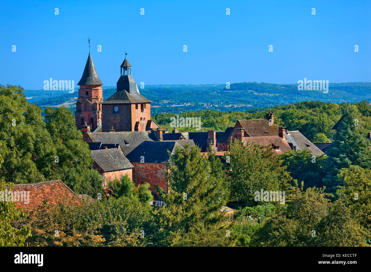 The village of Collonges-la-Rouge in Correze Stock Photo - Alamy