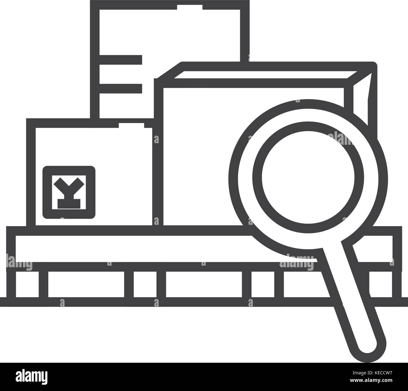 Ship loading depot Stock Vector Images - Alamy