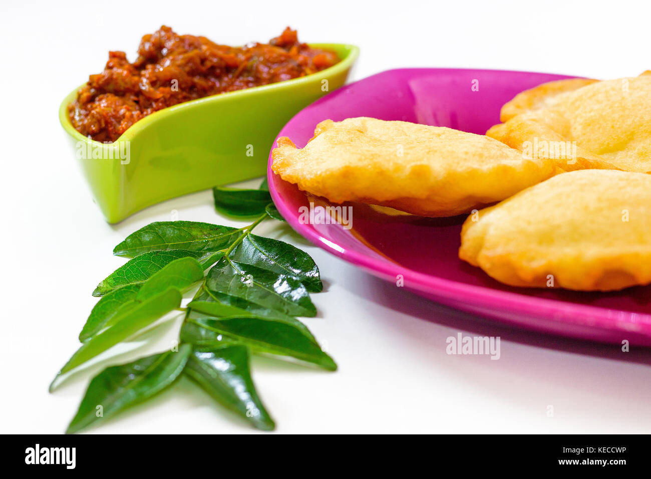 fried pathiri with chicken Stock Photo - Alamy