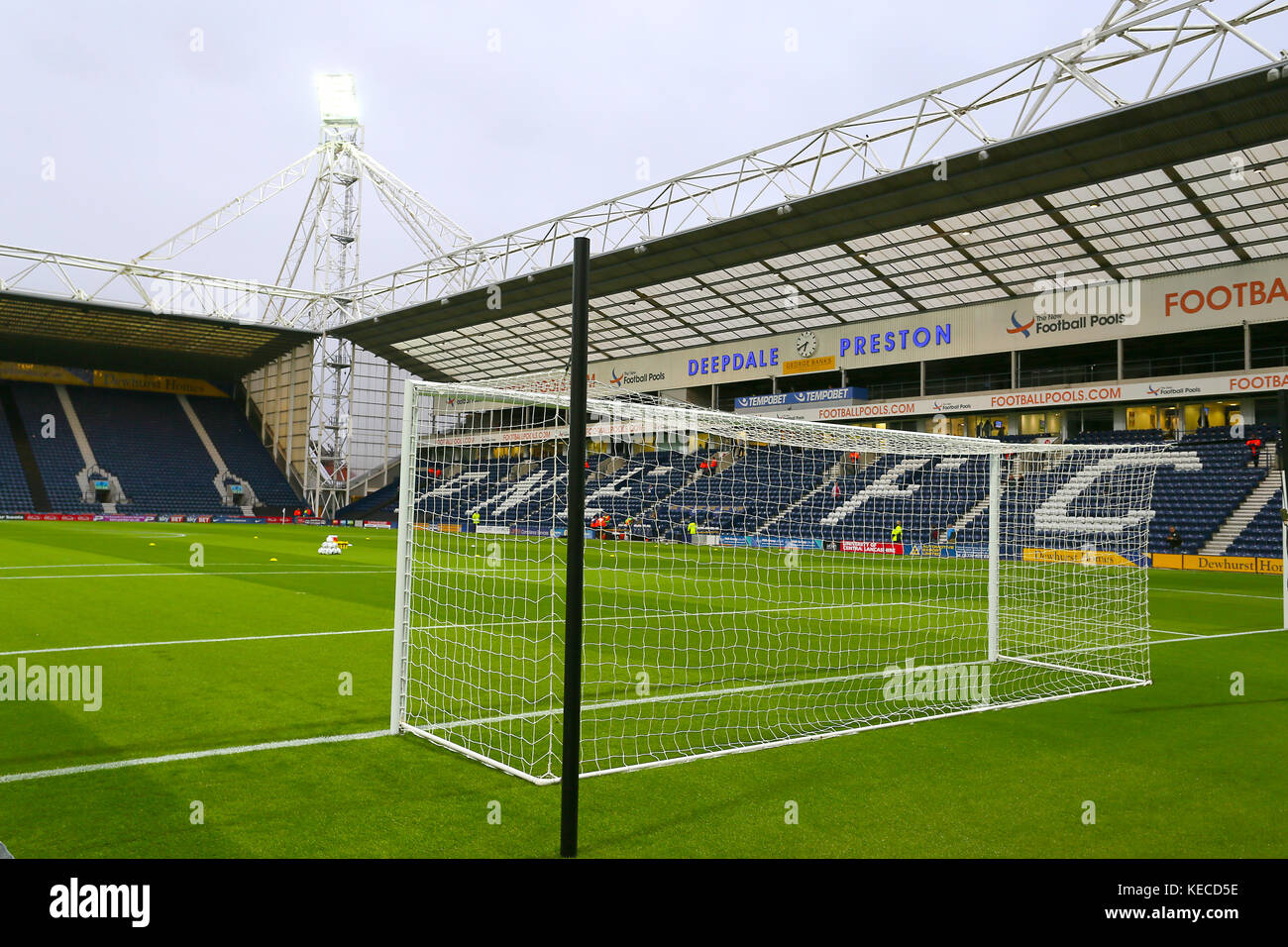 General view of the pitch at Deepdale Stock Photo - Alamy