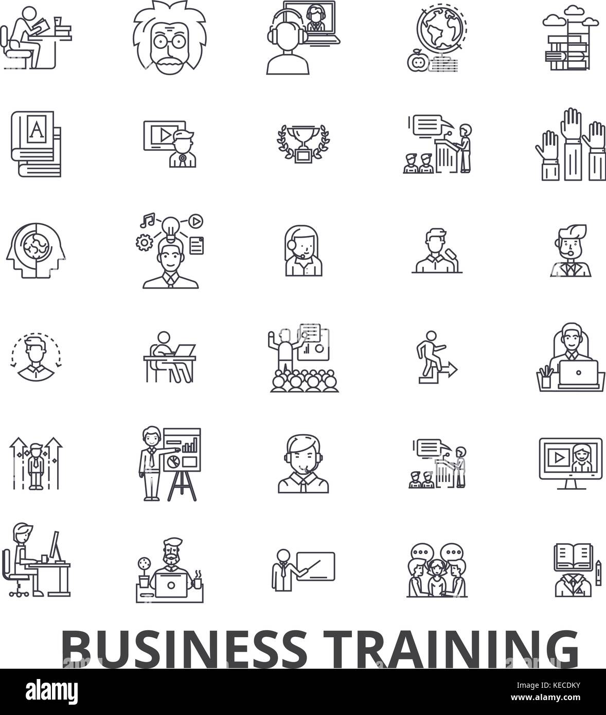 Professional training session Stock Vector Images - Alamy