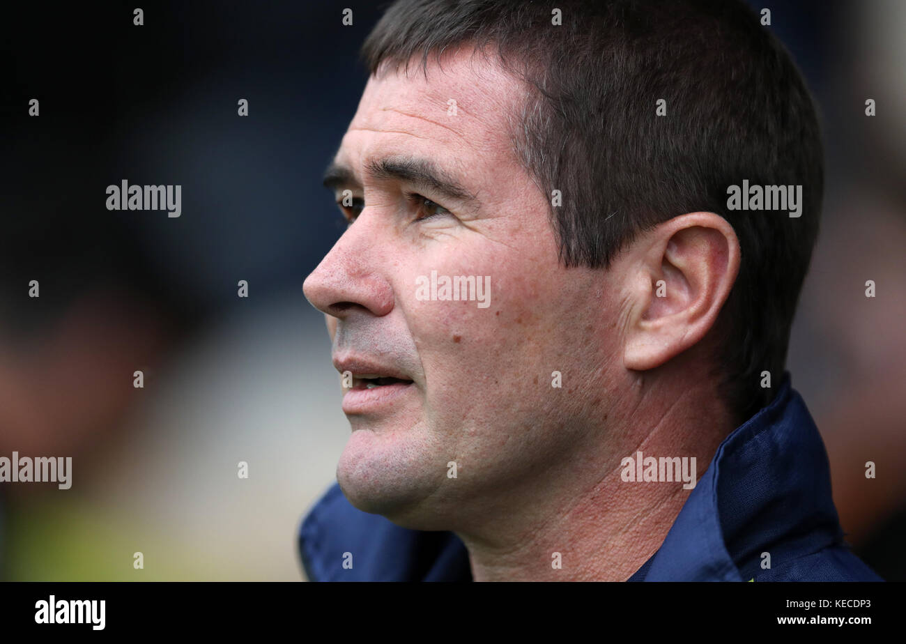Burton Albion manager Nigel Clough Stock Photo - Alamy