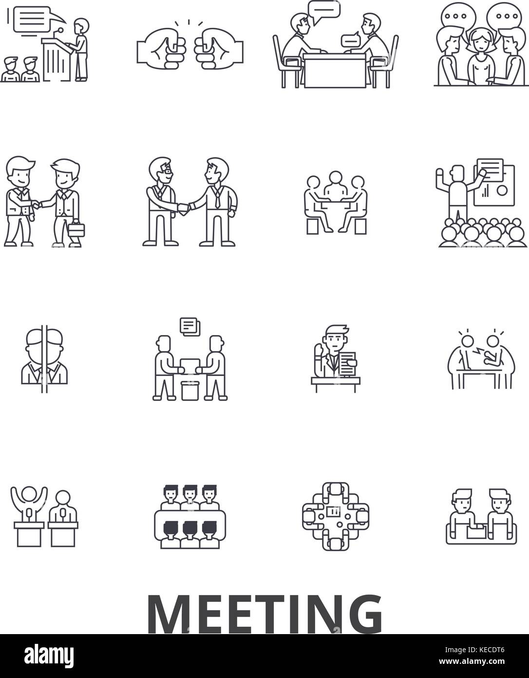 Meeting, conference, business room, presentation, office, handshake ...