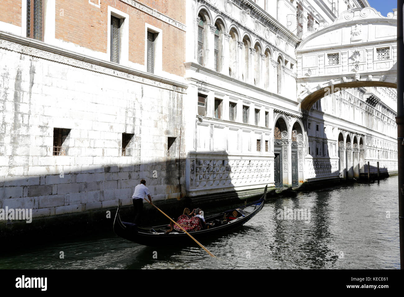 San Marco square and rialto bridge, symbol of Venice lagoon, located in ...