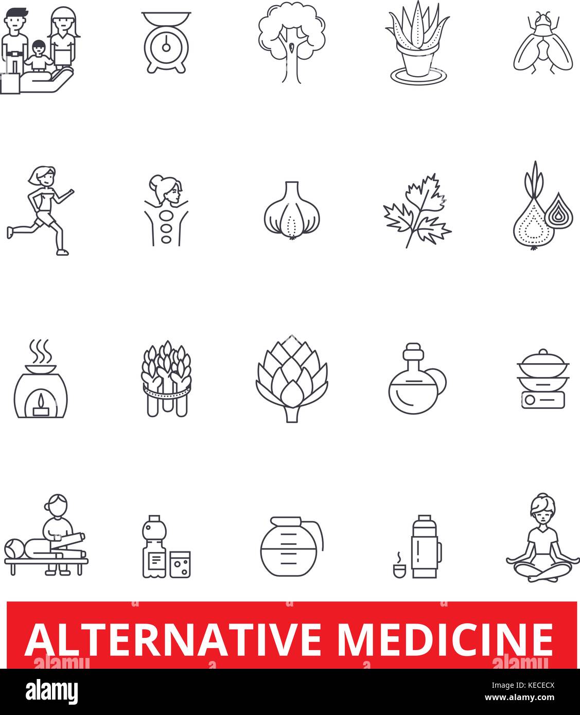 Naturopathic healing Stock Vector Images - Alamy
