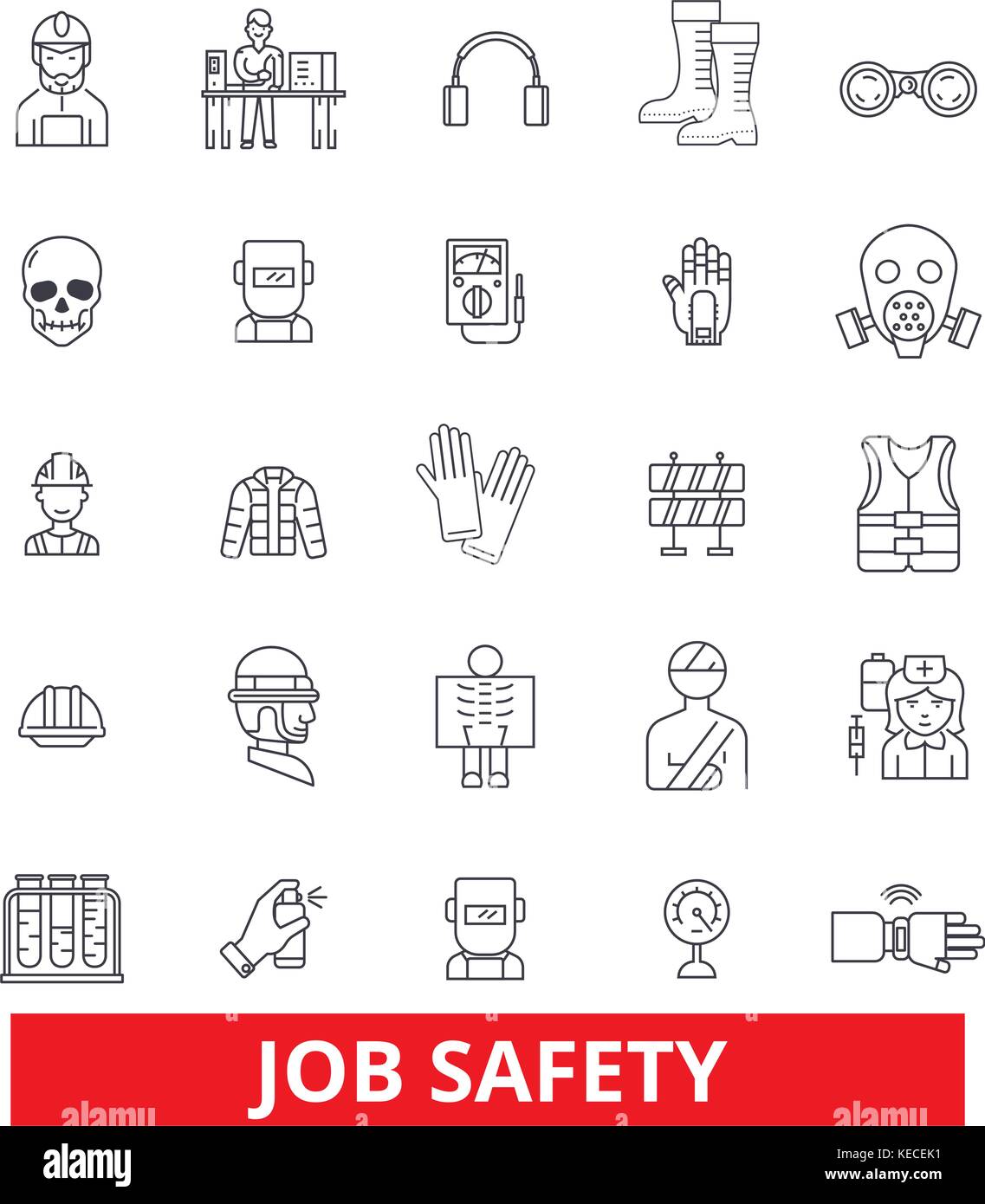 Employee safety ear Stock Vector Images - Alamy
