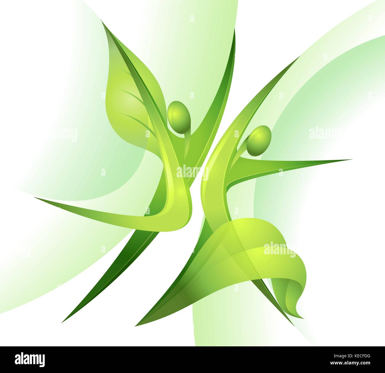 Beautiful green environment Stock Vector Images - Alamy